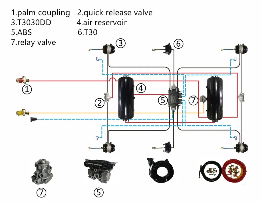 Abs Ebs Modulator Solenoid Brake Valve,Brake Spare Parts Accessories ...