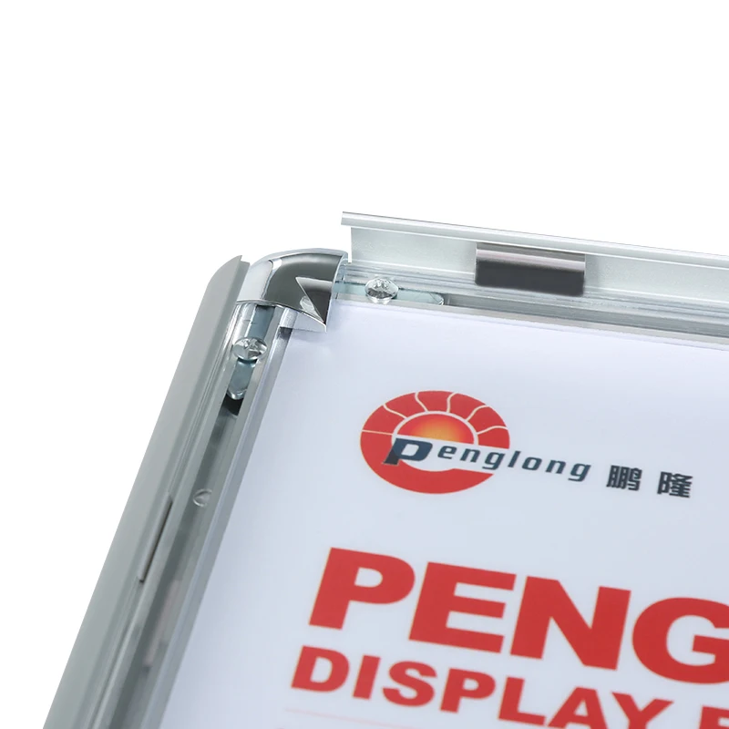 Round Corner Advertising Indoor Building Notice Sign Frame Aluminum ...