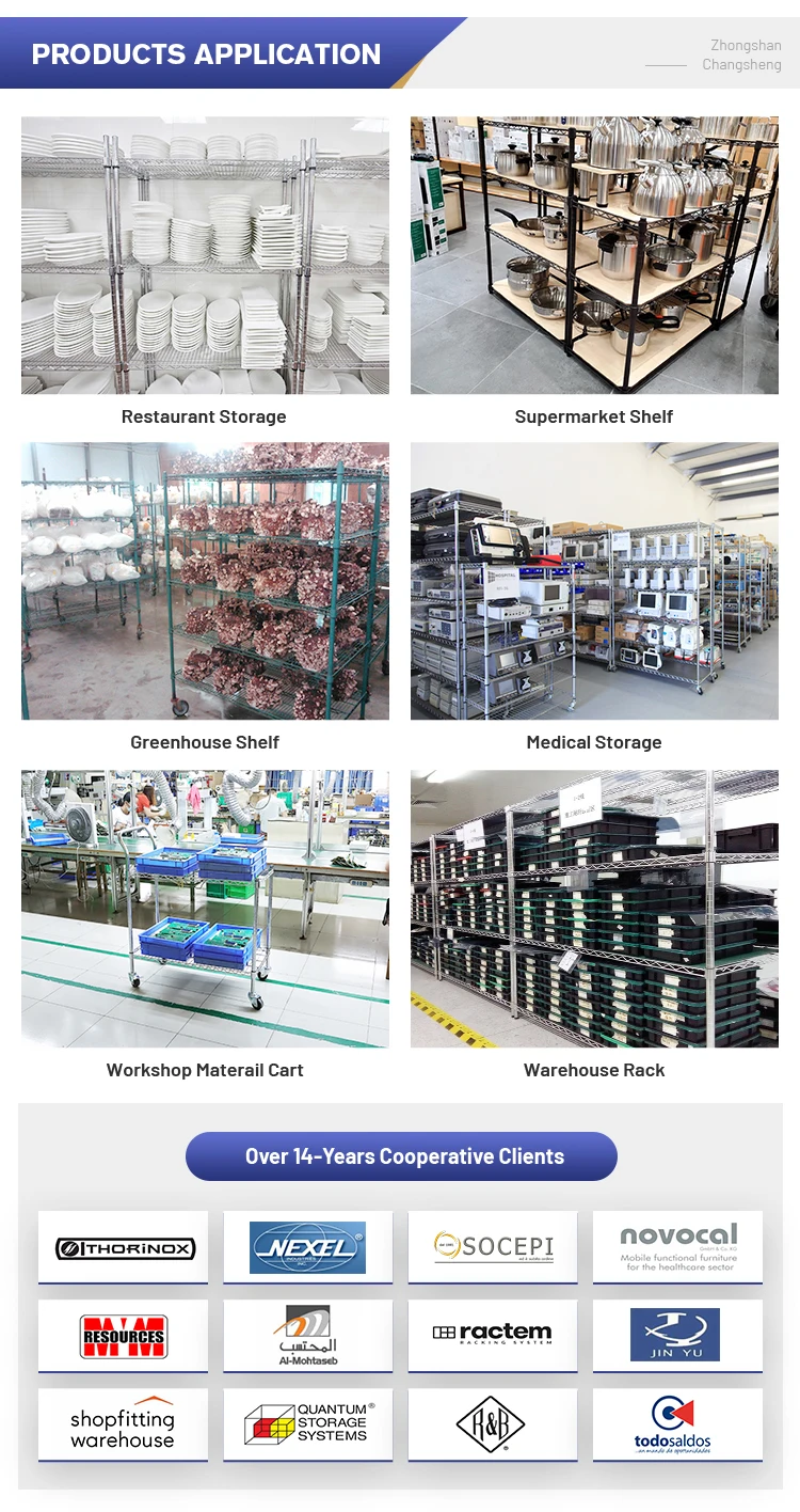 Commercial Industrial Shelving Inox Kitchen Storage Shelf /4-tier ...