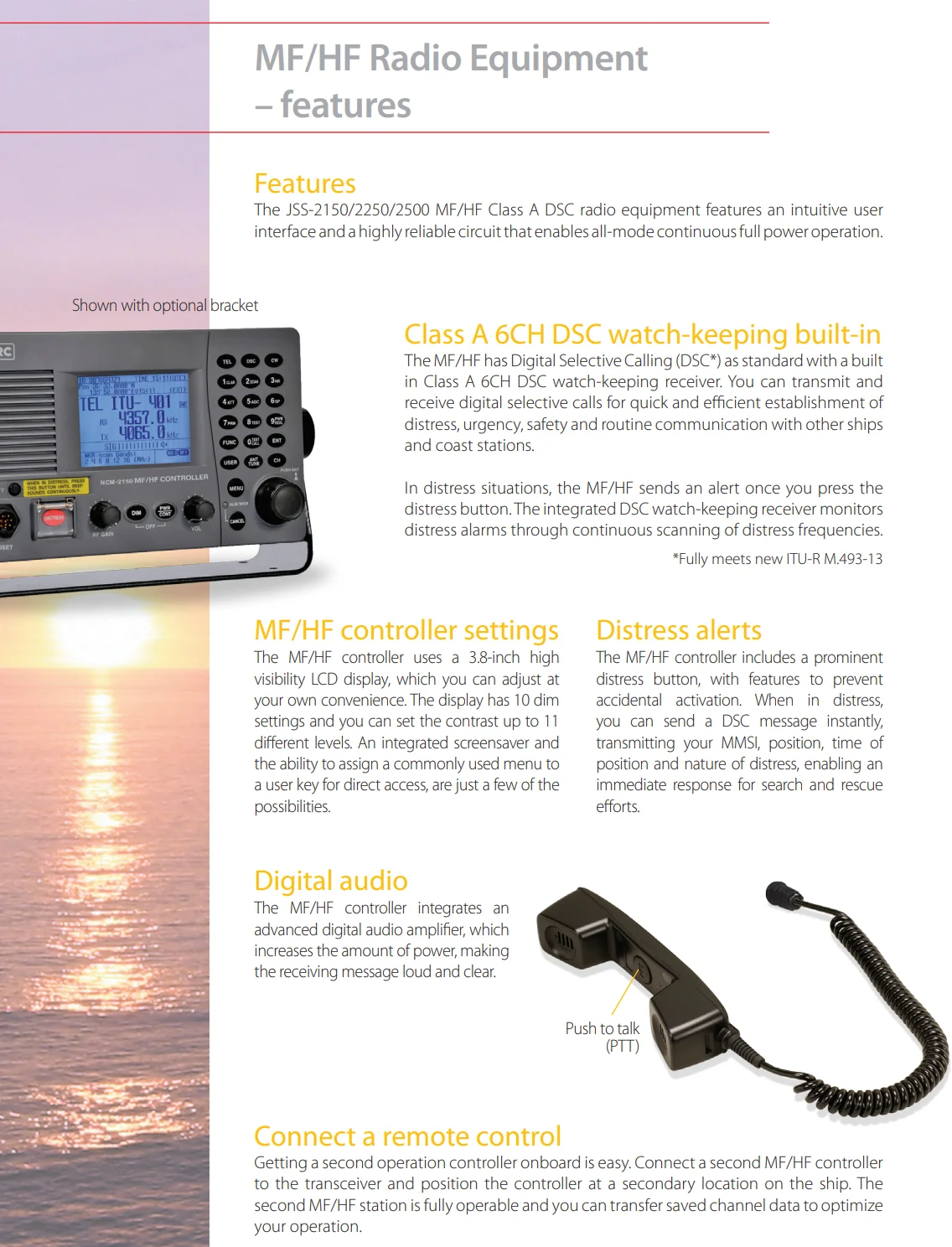 JRC JSS-2150 2250 2500 Radiotelephones - Reliable Maritime Communication
