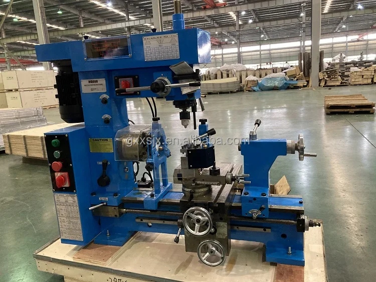 Lathe and Milling Machine HQ400 - Mini Lathe with Video Inspection