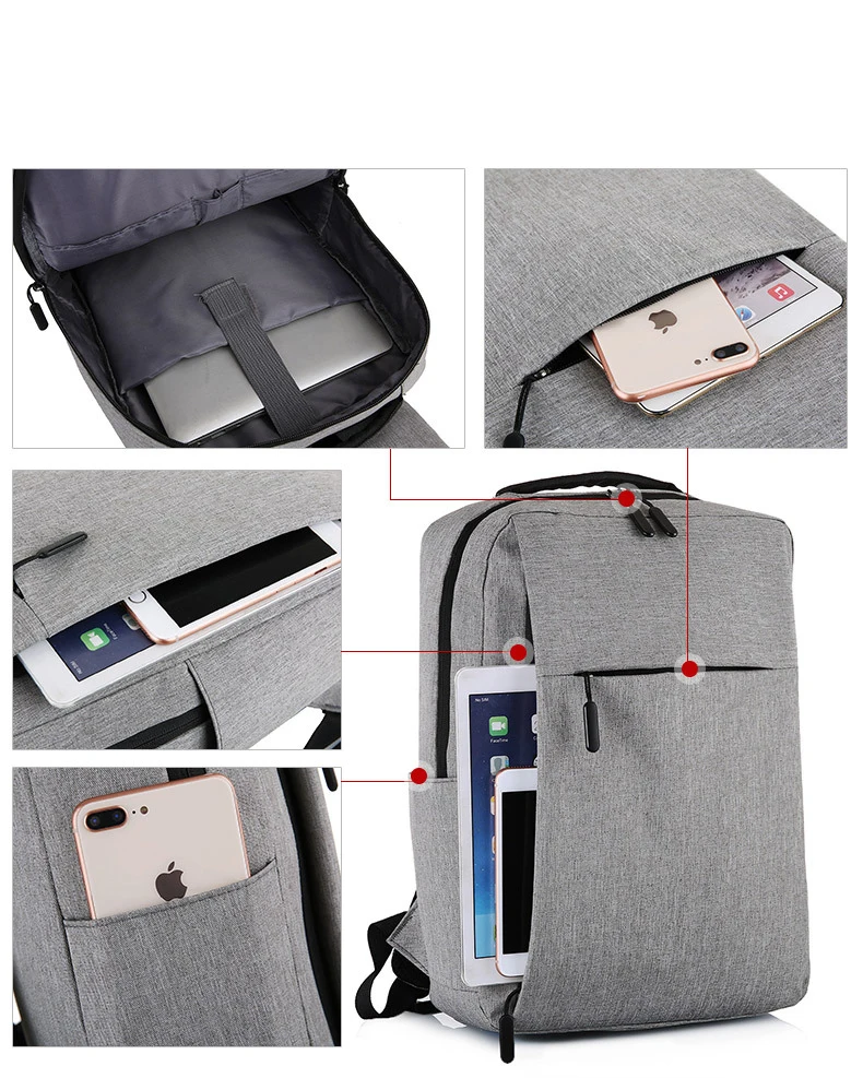 Custom Laptop Backpack With Usb Smart Laptop Backpack Bag Large ...