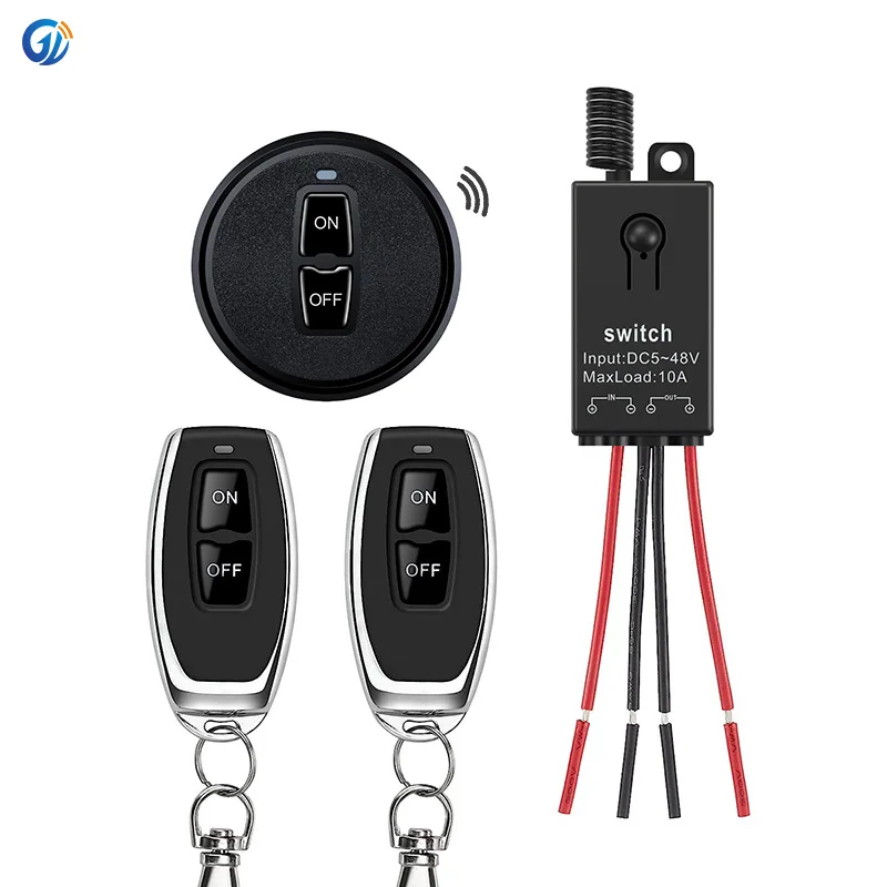 Dc 5-48v Mini 24v Wireless Rf Modules 12v Rf Remote Switch Led Strip ...