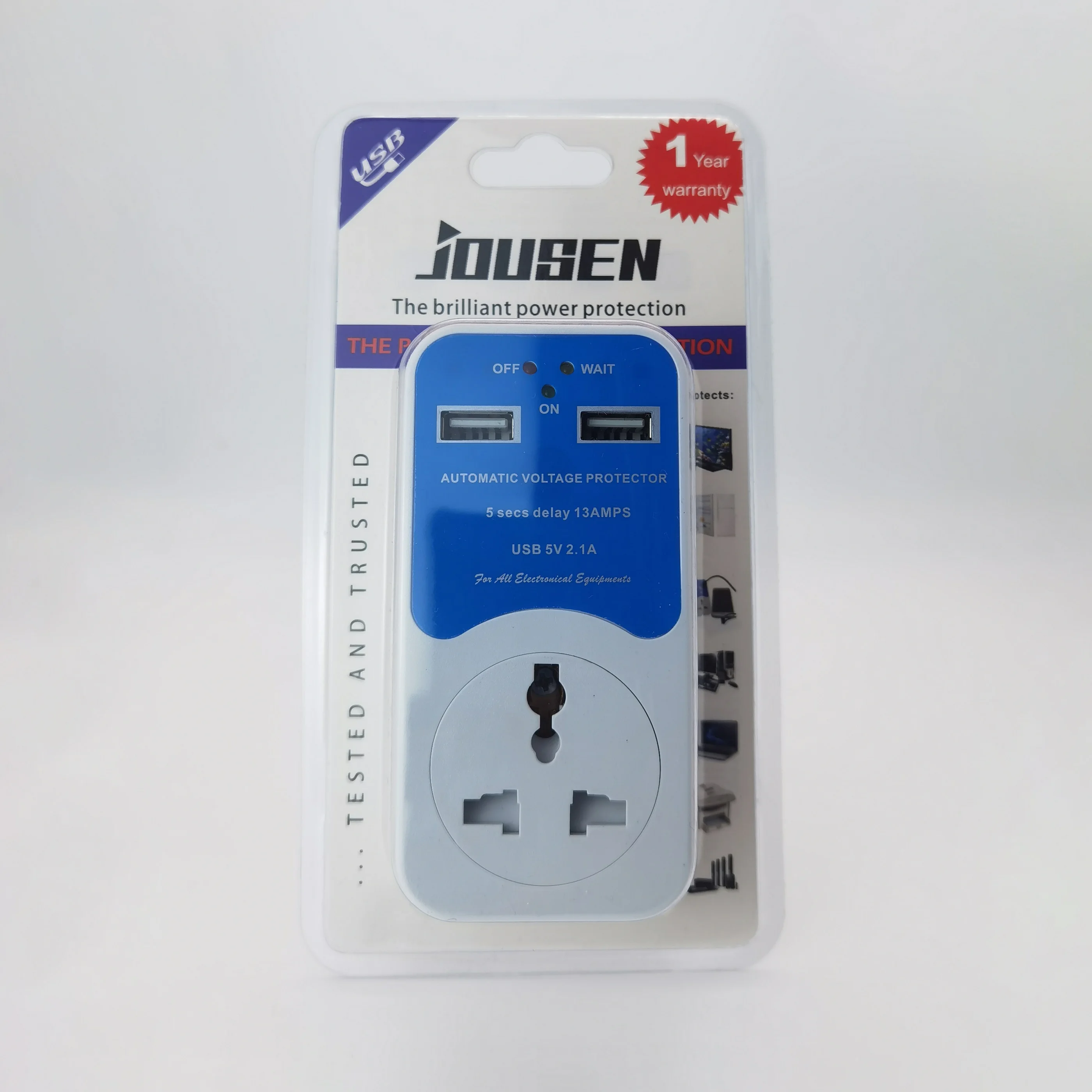 Eu Type Socket Plug 230v 3000w Voltage Protector High Voltage And Low ...