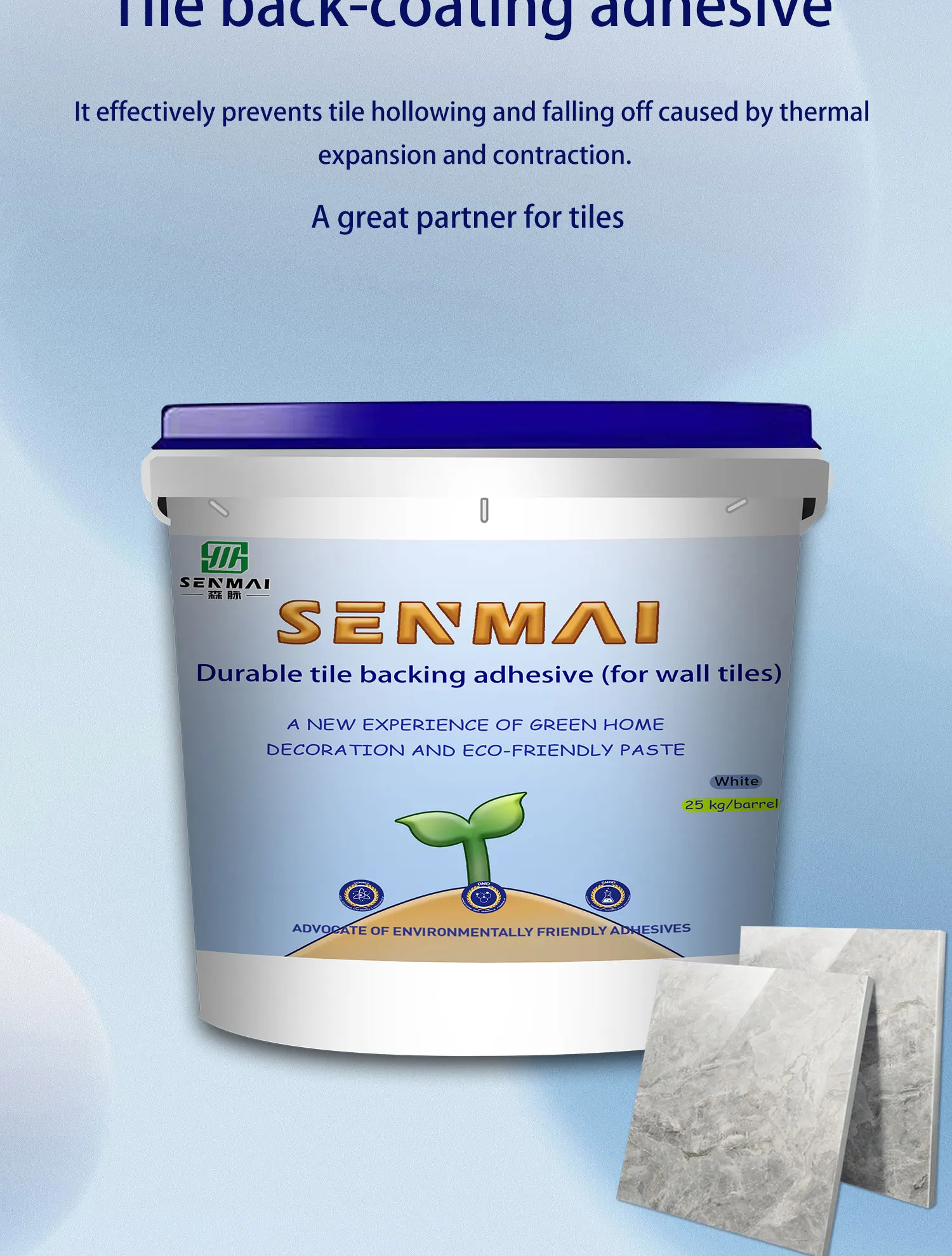 High Adhesion Ceramic Tile Back Coating Adhesive Factory Direct for ...
