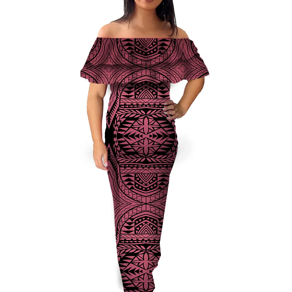 Shop Our Black Samoan Puletasi Dresses for Plus Size Women