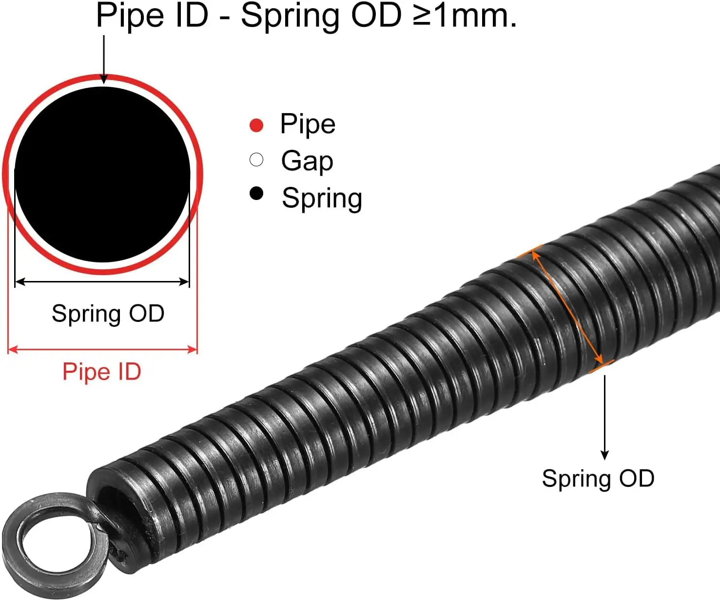 Factory Pipe Bending Springs High Carbon Steel Extension Springs ...