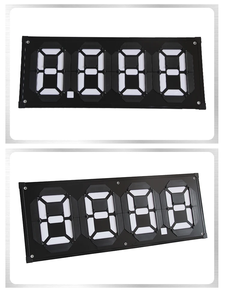 Magnetic Turn Type Digital Brand Gas Station with Scoreboard