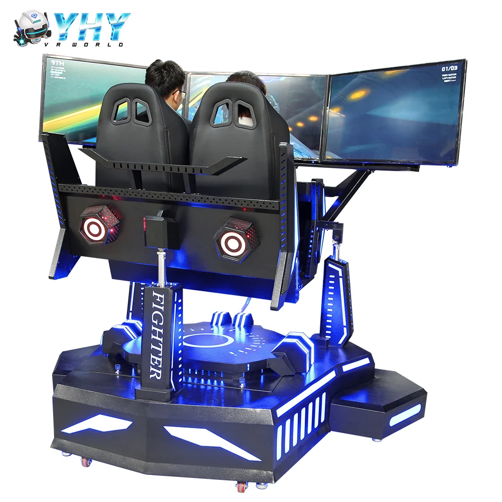 Alibaba.com: Real Steering Wheel, 2 Players, 3 Screens Car Driving ...