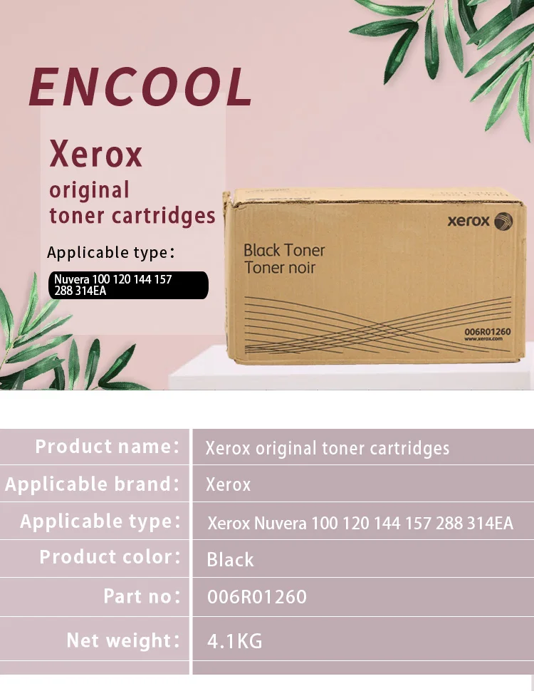 Original Nuvera Xerox Toner Cartridge - Full Status Black