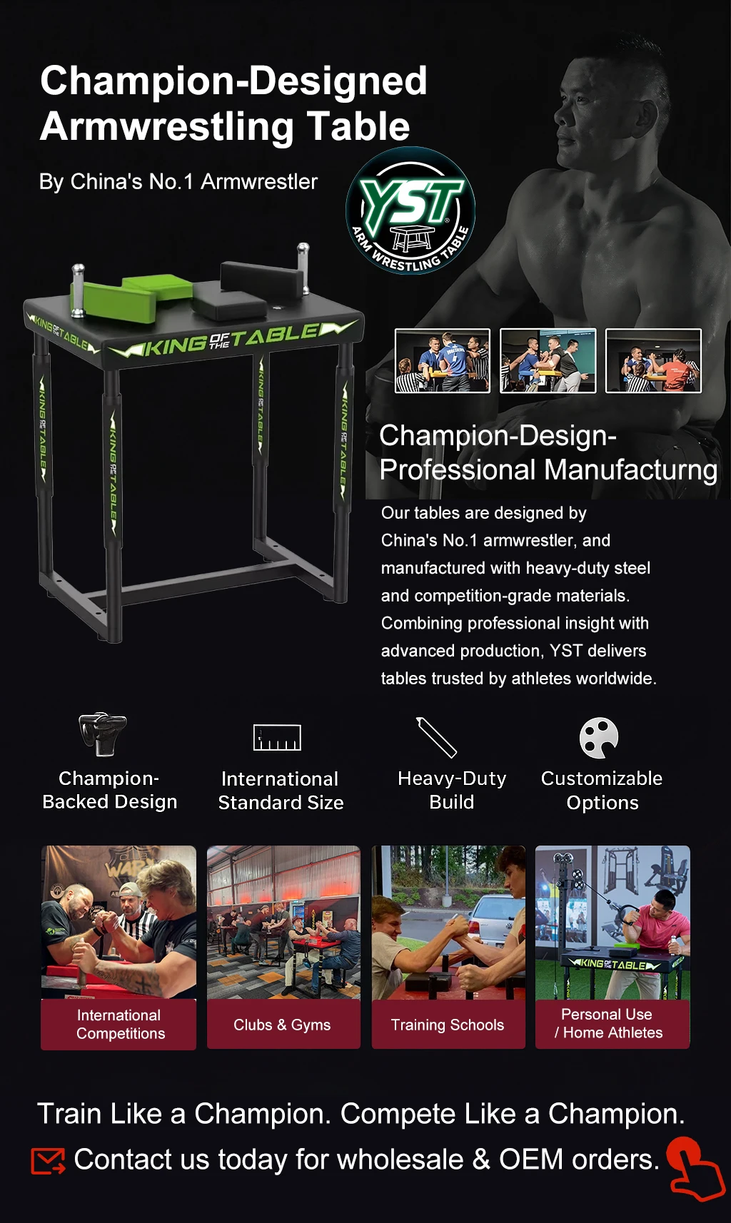 Professional Arm Wrestling Table Adjustable Arm Wrestling Battle Table ...