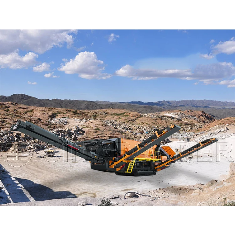 High Quality Tracked Mobile Soil Screener Tracked Rock Screener ...