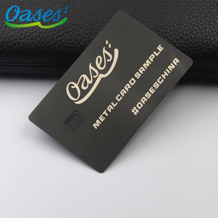 Cheap Blank Gold Bank Mushiness Metal Laser Credit Black Anodized ...