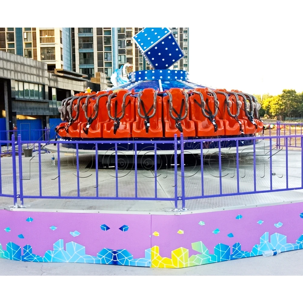 Outdoor Carnival Magic Turntable Amusement Kid's Park Reverse Time ...