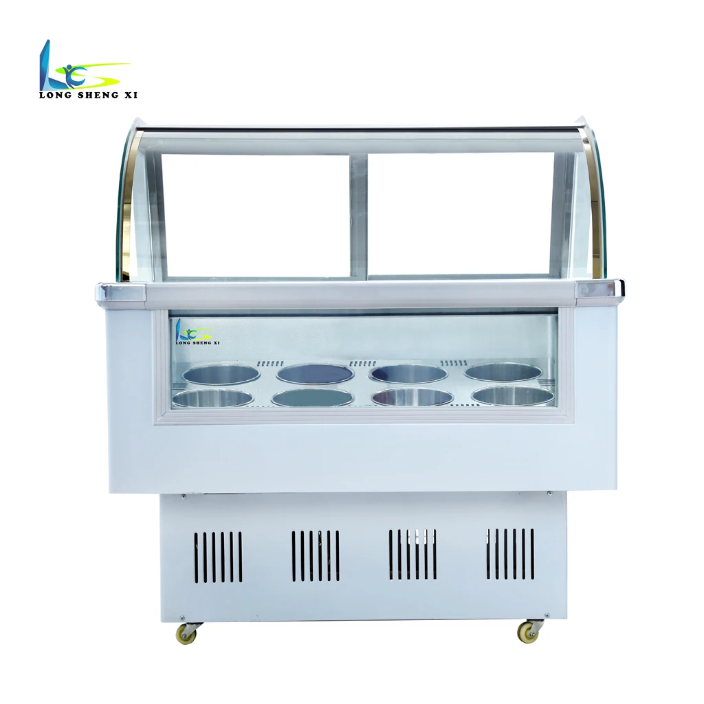 Popsicle Ice Cream Display Freezer - Eco-Friendly, Direct Cooling with ...