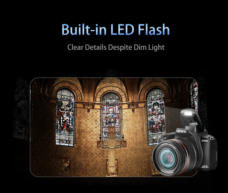 G700 Dslr Ordro Digital Camera Ultra 4k Video Camera 64m High Quality ...