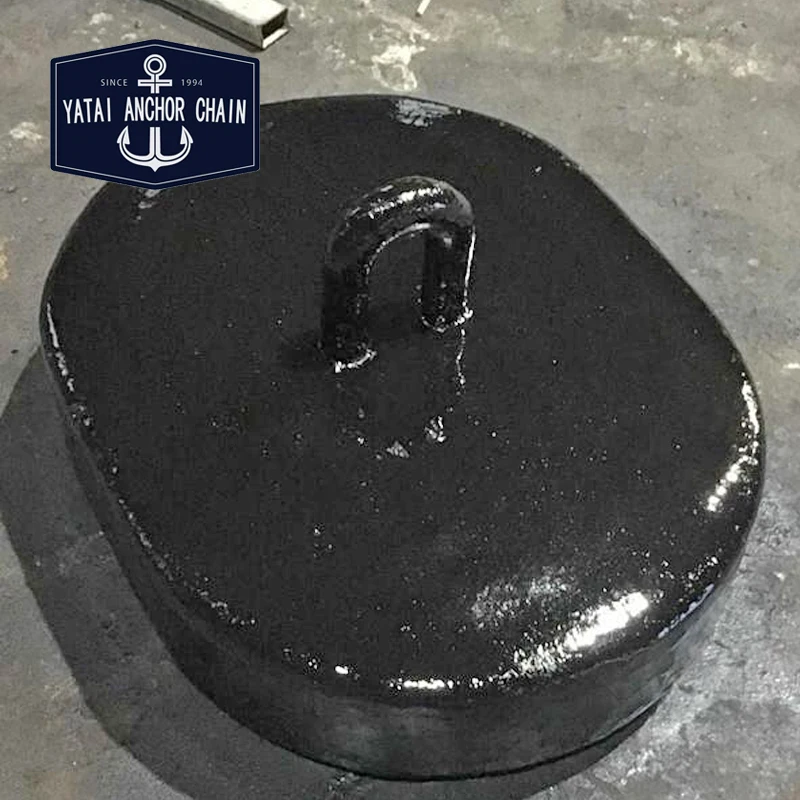 Marine Cast Iron Mooring Sinker Clump Weight with Hinge - Durable Steel ...