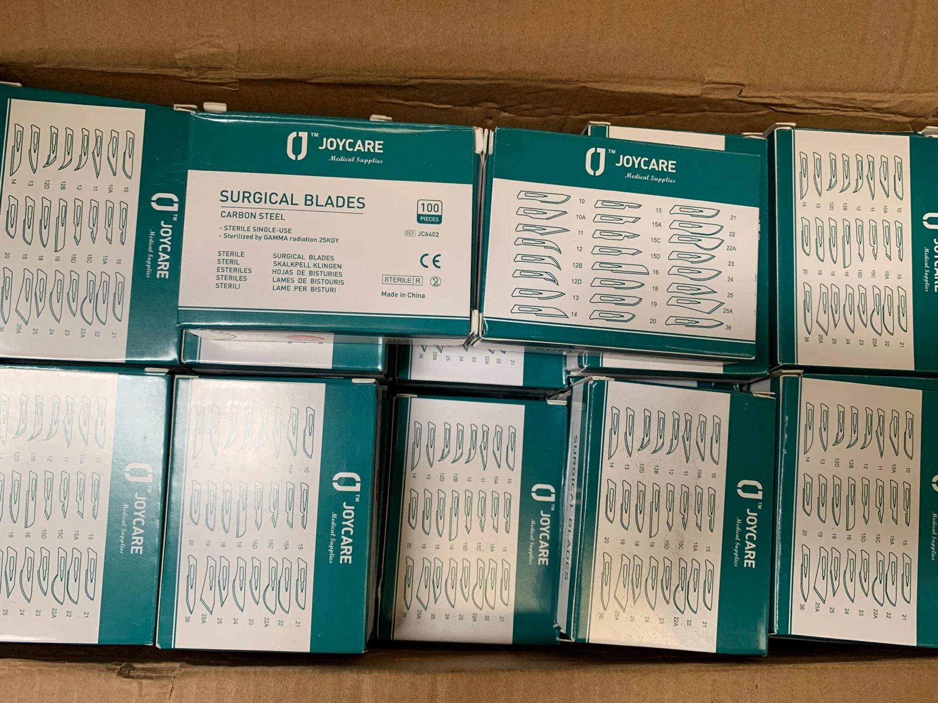 Ce Marked Sterile Medical Use Stainless Steel Knife Blade Carbon Steel ...