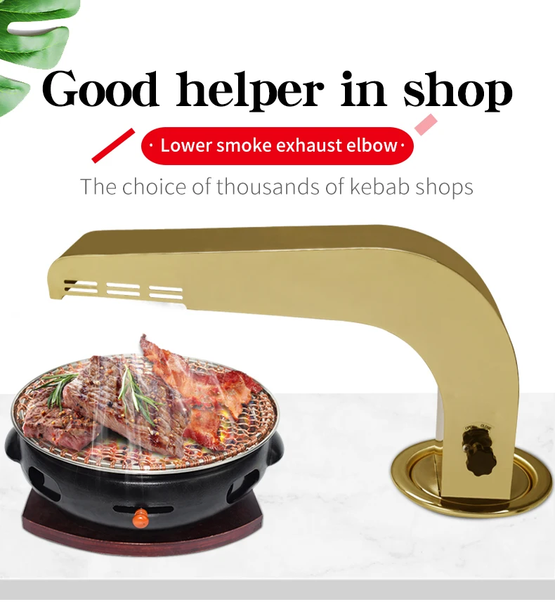 Korean Bbq Grill Table Barbecue Smoke Exhaust Pipe Bbq Exhaust Pipe ...