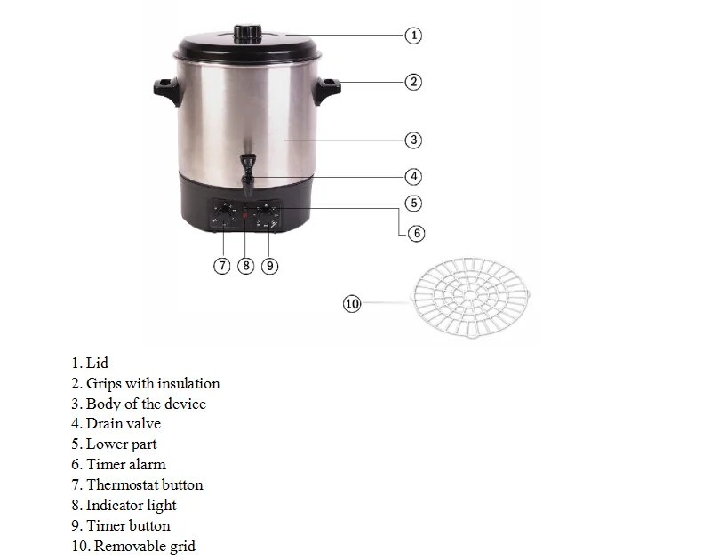 16l / 27l Automatic Preserving Boiler 220v Fruit Preserving Cooker ...