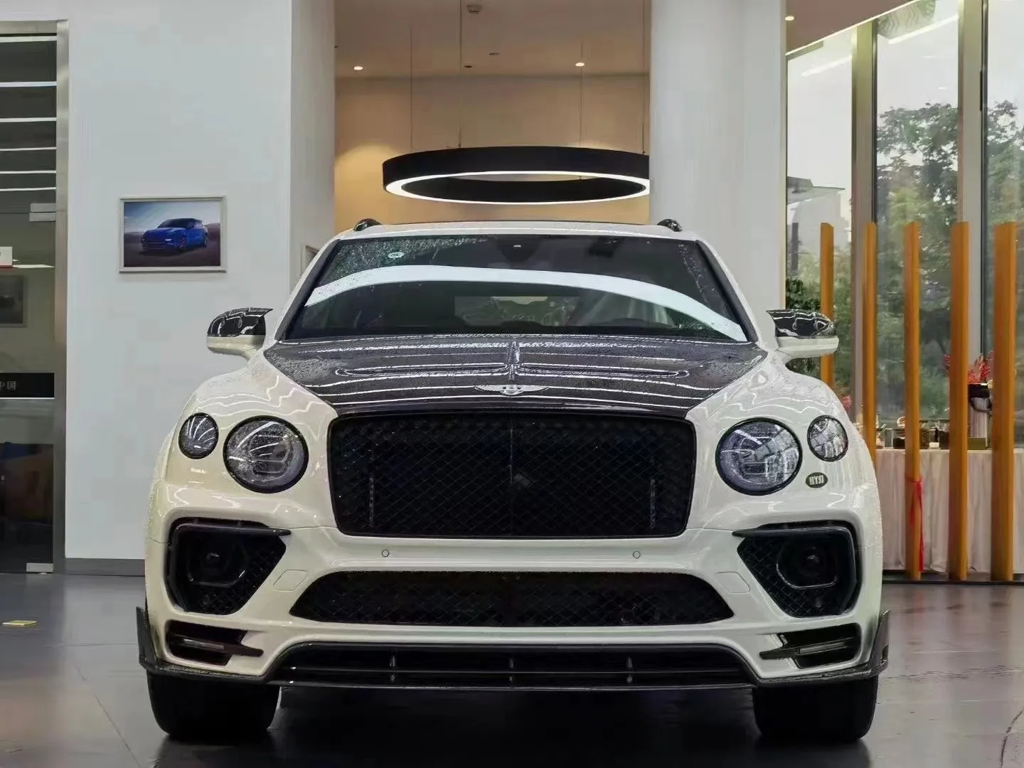 For Bentley Bentayga Upgrade MSY Style Carbon Fiber Front and Rear ...