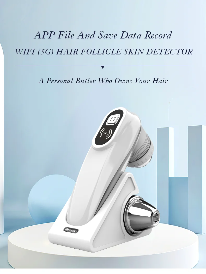 MEIBOYI Wireless Skin Scanner Analysis Portable Scalp Analyzer Machine ...