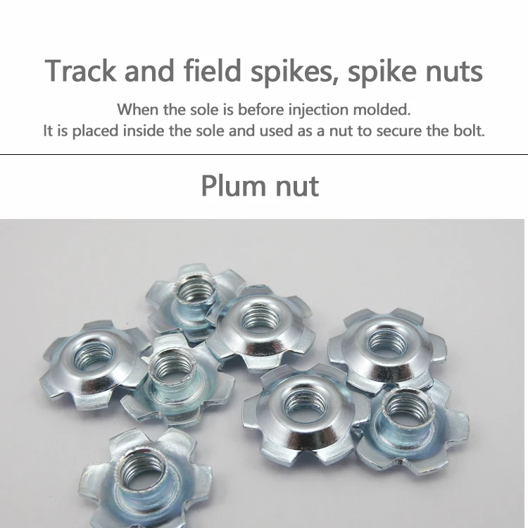 Track and Field Spikes - Durable and Interchangeable Nuts