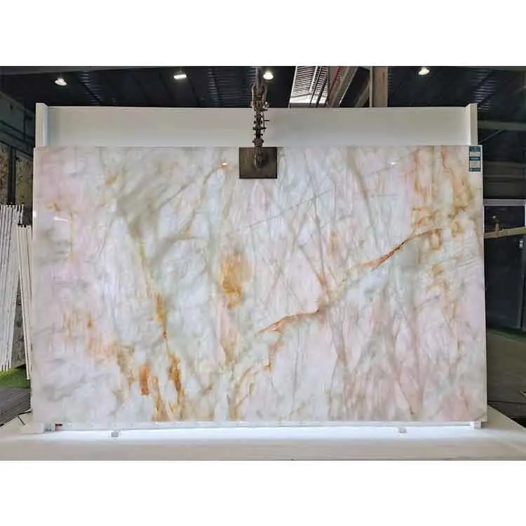 Cristallo Pink Natural Quartzite Translucent Pink Quartzite Pink ...