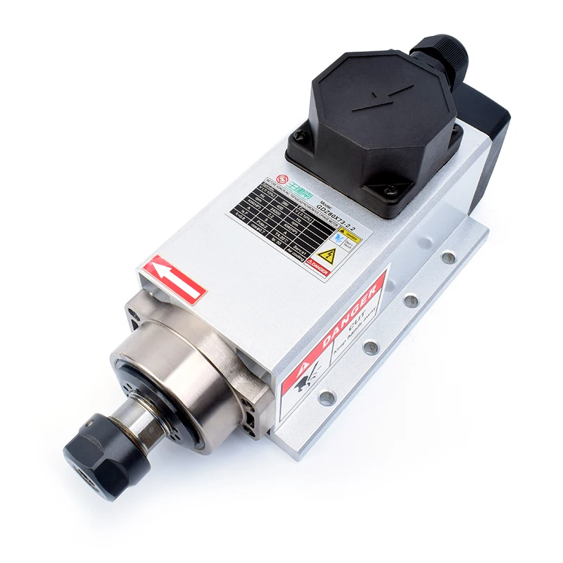 Gdz80 Spindle Motor Er20 Air Cooling Cnc Router Spindle 2.2kw Air ...