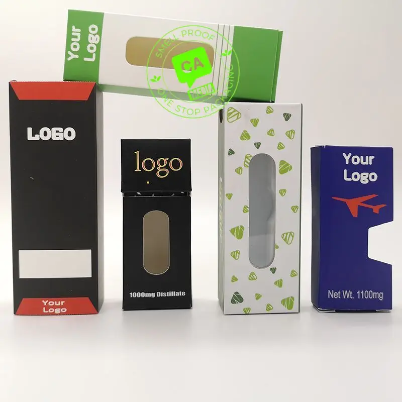 Factory Price Disposable Packaging 1ml Empty Cartridges 1 Gram With Box ...