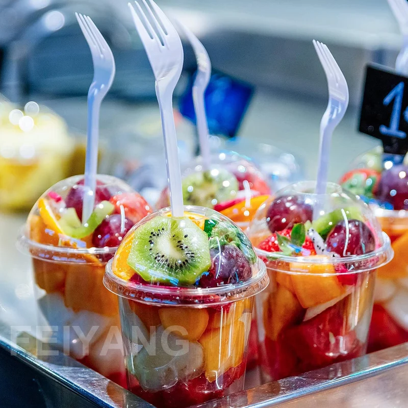 Classic Disposable Clear Rigid Plastic Parfait Party Cups PS Material ...