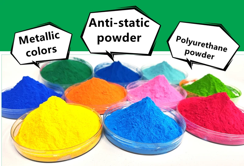Ral Colors Pantone Colors Electrostatic Epoxy Polyester Plastic Powder ...