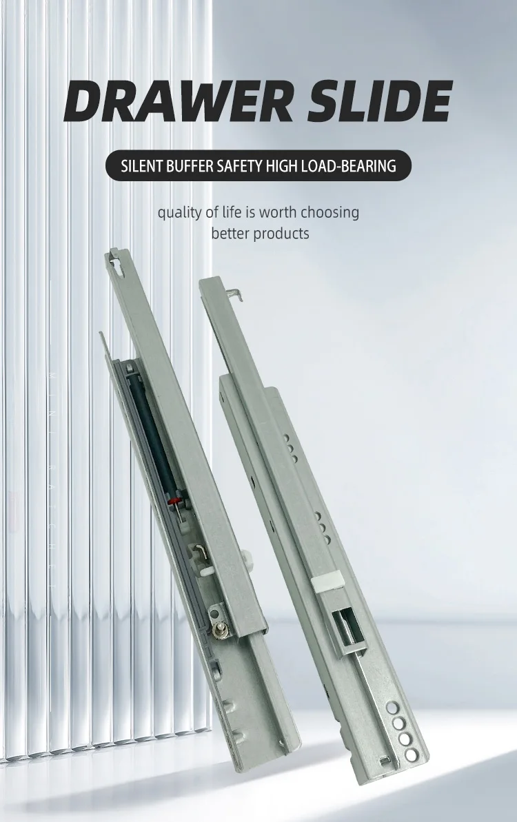 Customize Drawer Slide Under Mount Cabinet Drawer Slide Concealed ...