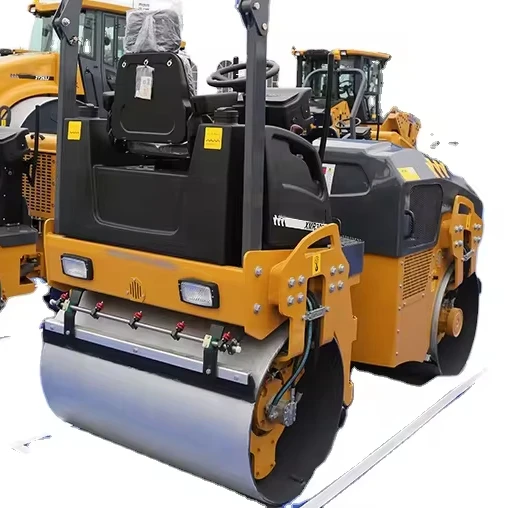 Easy operation Road Rollers 3ton Double Drum Road Roller compactor ...