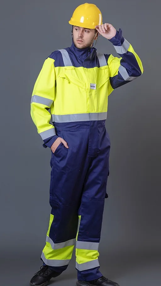 Oem Hi Vis Work Clothes Flame Retardant Workwear Uniform European ...