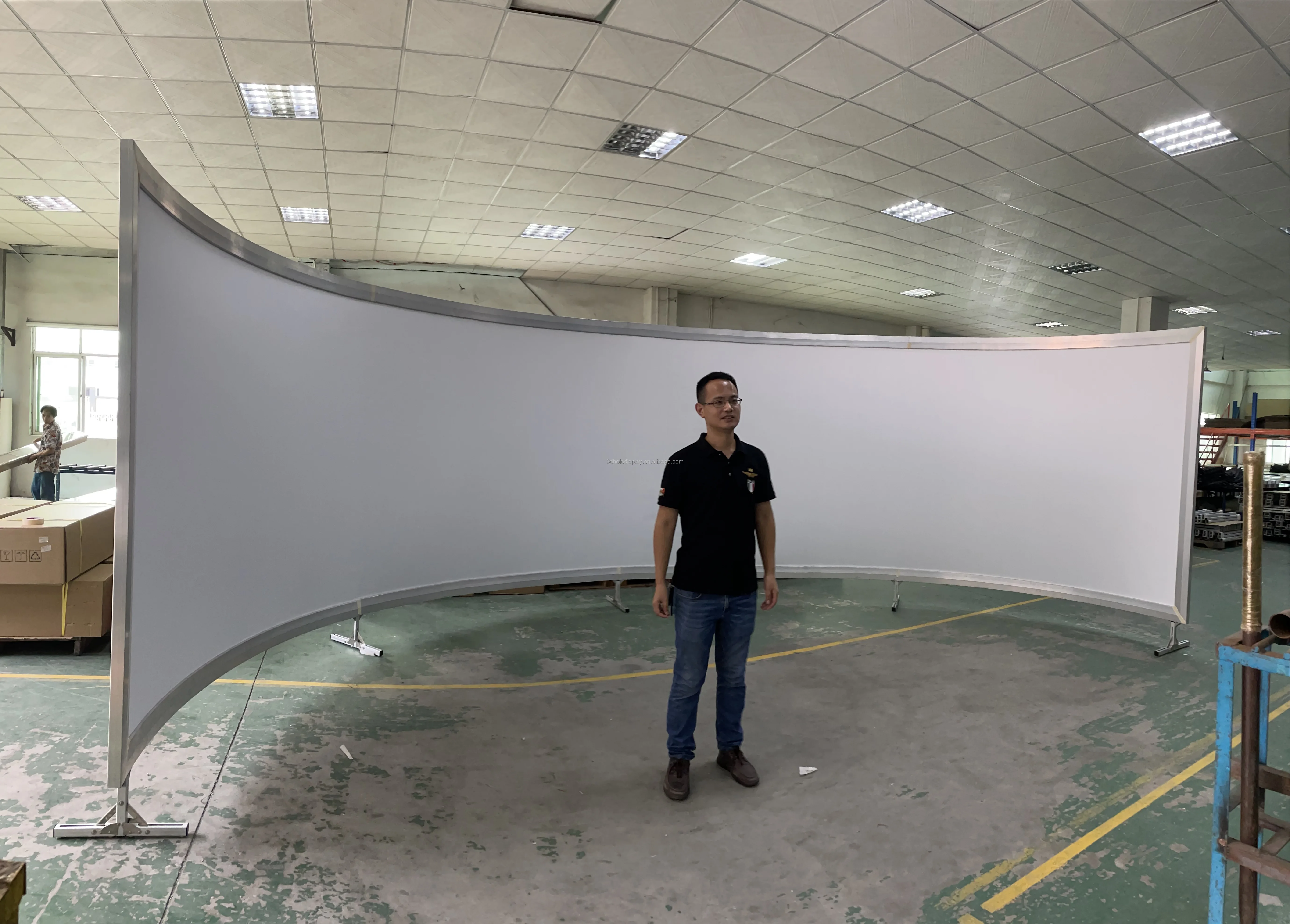 Large Curved Projector Screen for Flight Simulator - 180-270 Degree