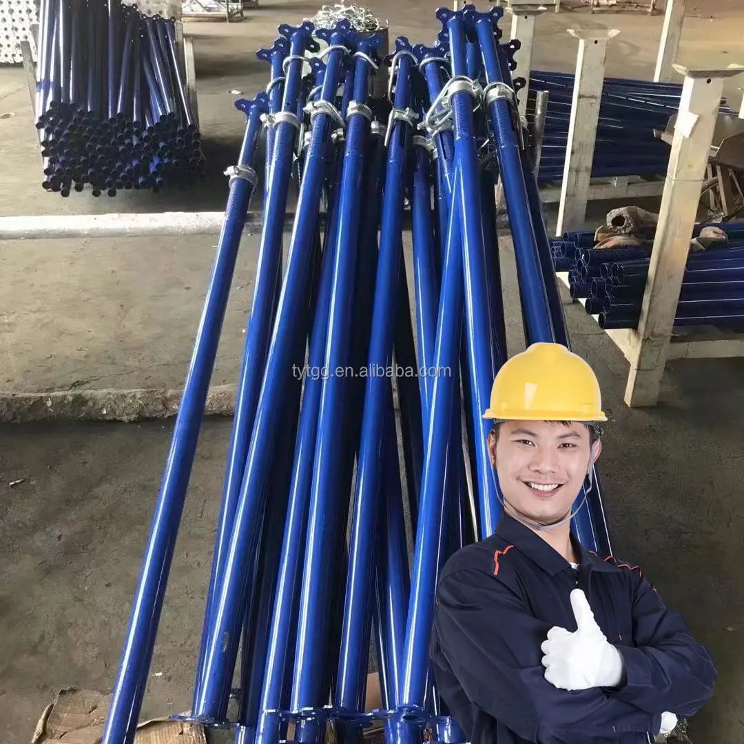 4m Steel Props Shoring Jack Formwork Support Pipe Construction ...