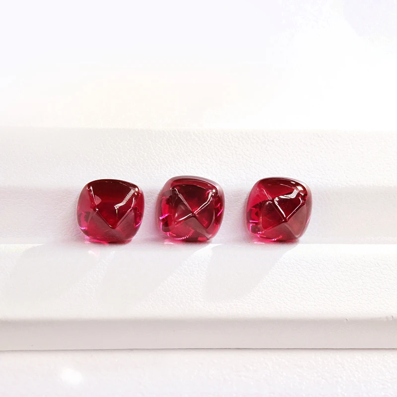 Rose Red Ruby Agl Grs Grc Certified 5a Grade High-quality Cushion Loose ...