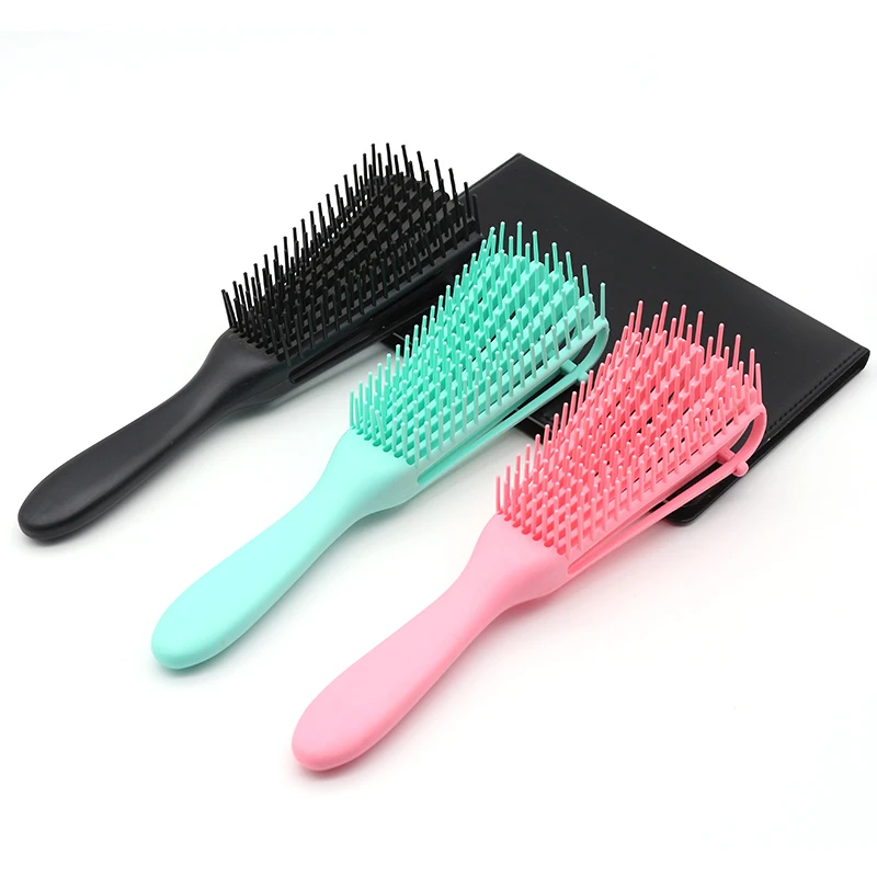Magic Collection Large Plastic Massage Scalp Detangling Hair Brush Comb ...