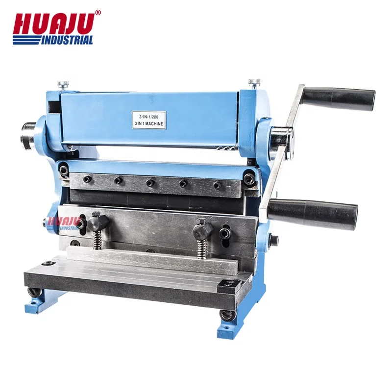 Huaju Industrial 3 In 1 200 Mm 8 Inch Sheet Metal Guillotine Shear ...