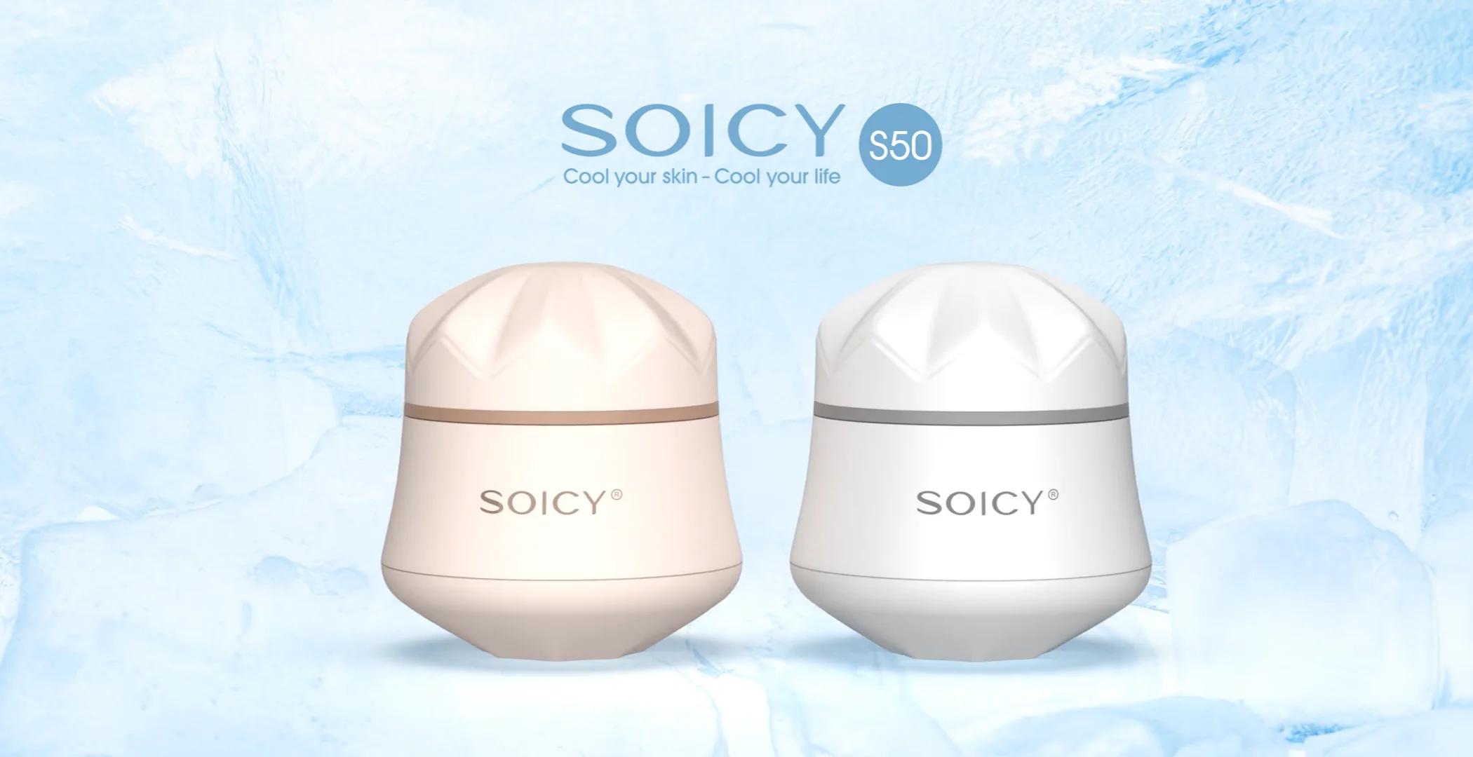 Hot Ice Roller Soicy S50 Ice Cooling Facial Massage Roller Skin Care ...