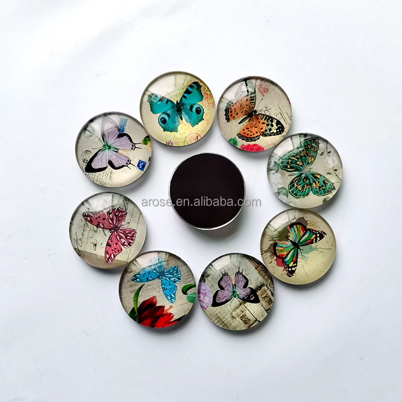 Custom Refrigerator Sublimation Crystal Glass Magnets Impressionist ...