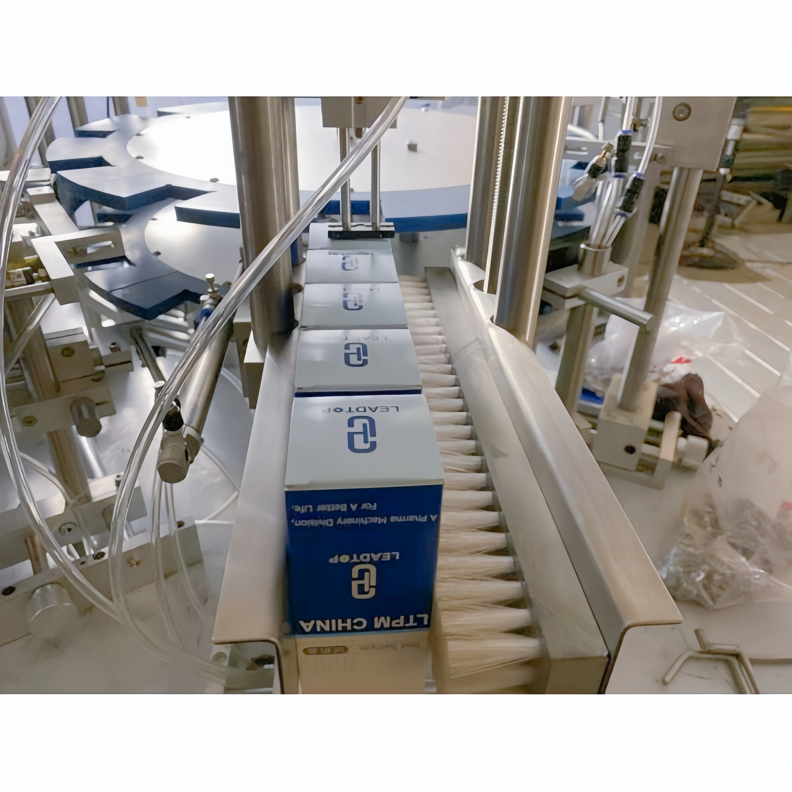 Tes Automatic Vertical Rotary Box Packaging Machine Bottle Carton ...