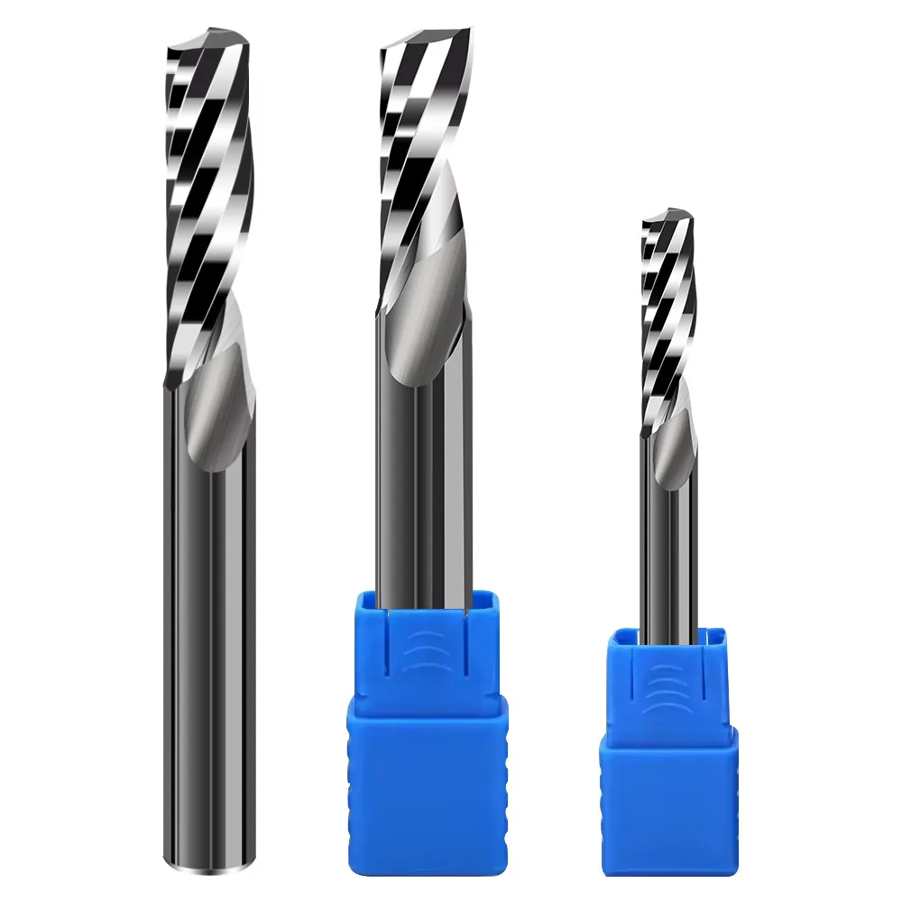 KF High Quality Single Flute Spiral Milling Cutter For Acrylic CNC ...
