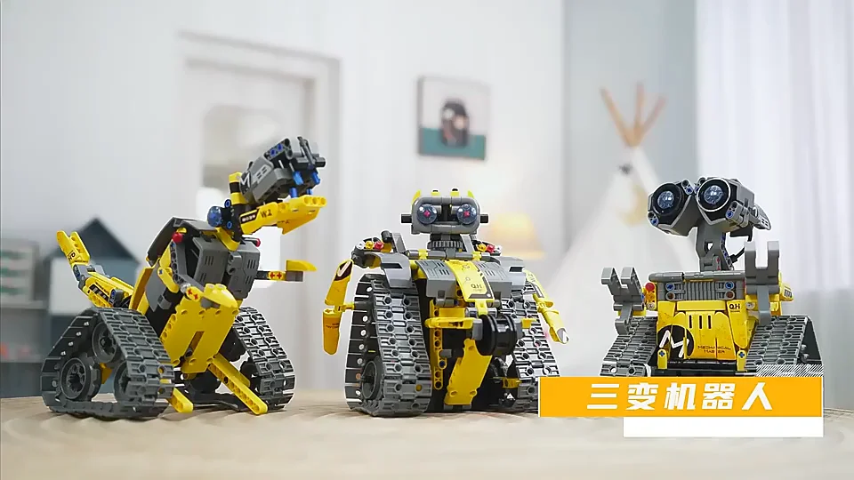 Creative App Programming 3 In 1 Robot Stem Building Block Set Children ...