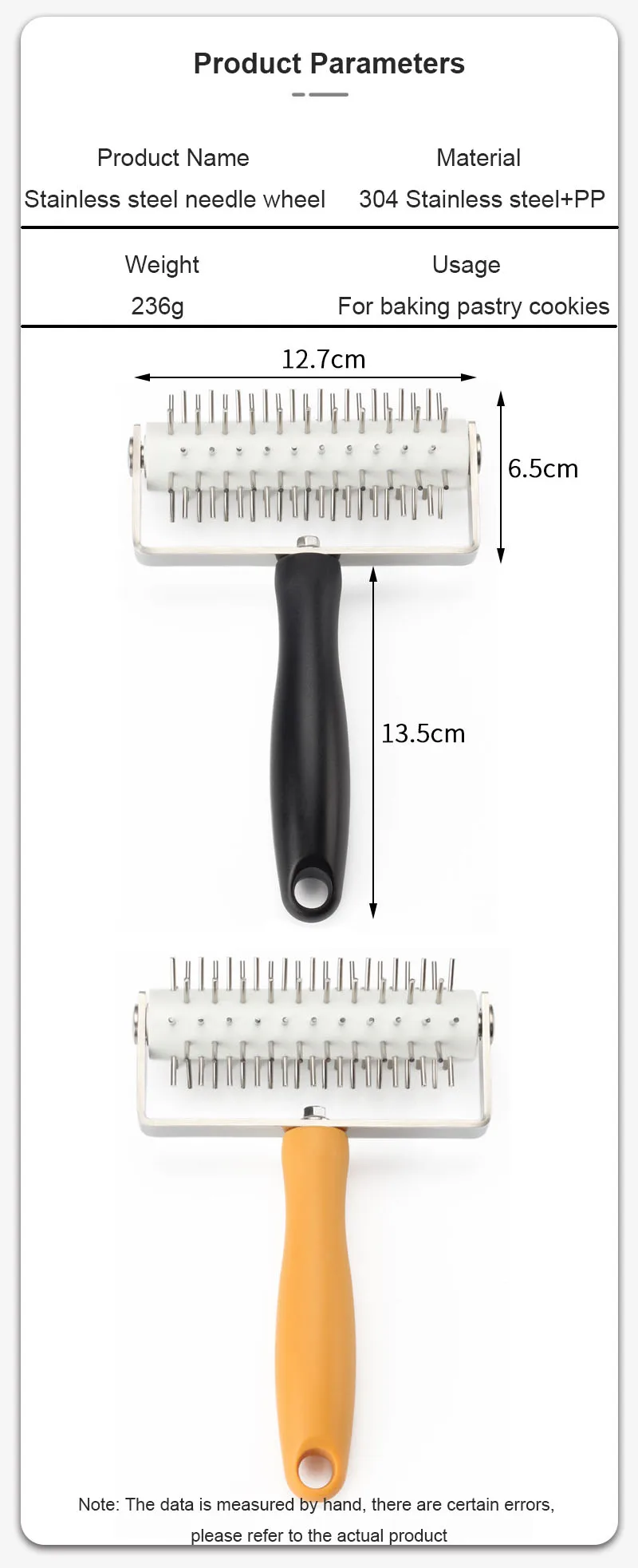 Home Commercial Cooking Pizza Cookies Puncher Pie Stainless Steel ...