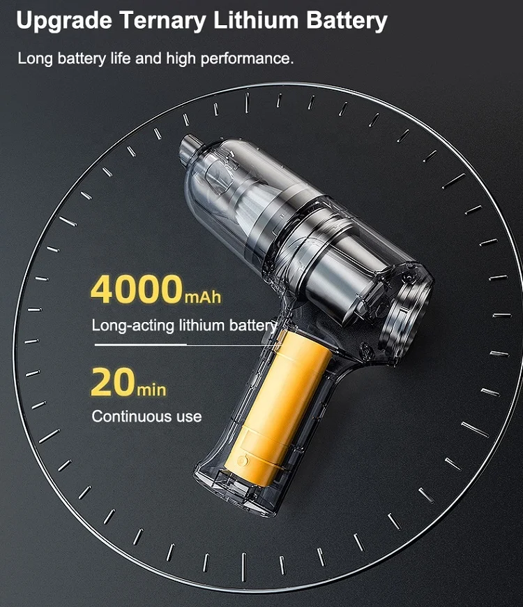 USB Rechargeable Handheld Wireless Vacuum Cleaner Wet Dry Computer Dust ...