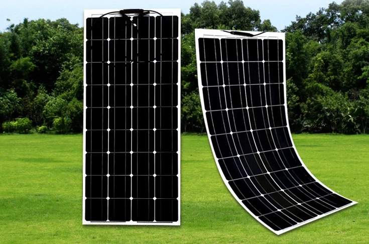 Flexible Solar Panels Solar Cell Rollable Transparent Thin Light Bend ...