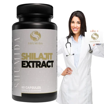 Custom Himalayan Shilajit Resin Shilajit Herbal Capsules Enhance Male Strength Shilajit Extract ...