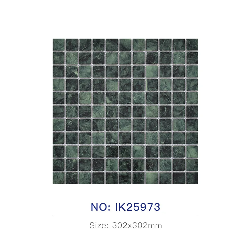 Longstar Latest Hotselling Green Marble Mosaic Tile for Bathroom ...